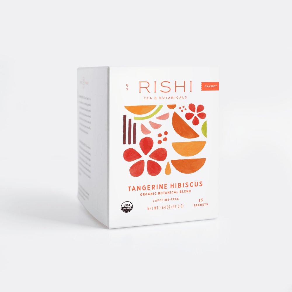 Tangerine Hibiscus | Organic Tea Sachets | Rishi Tea